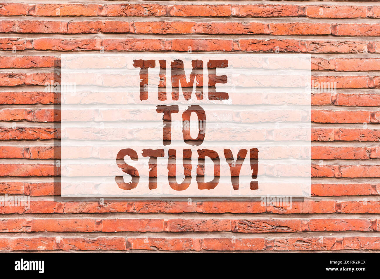Text sign showing Time To Study. Conceptual photo Exams ahead need ...