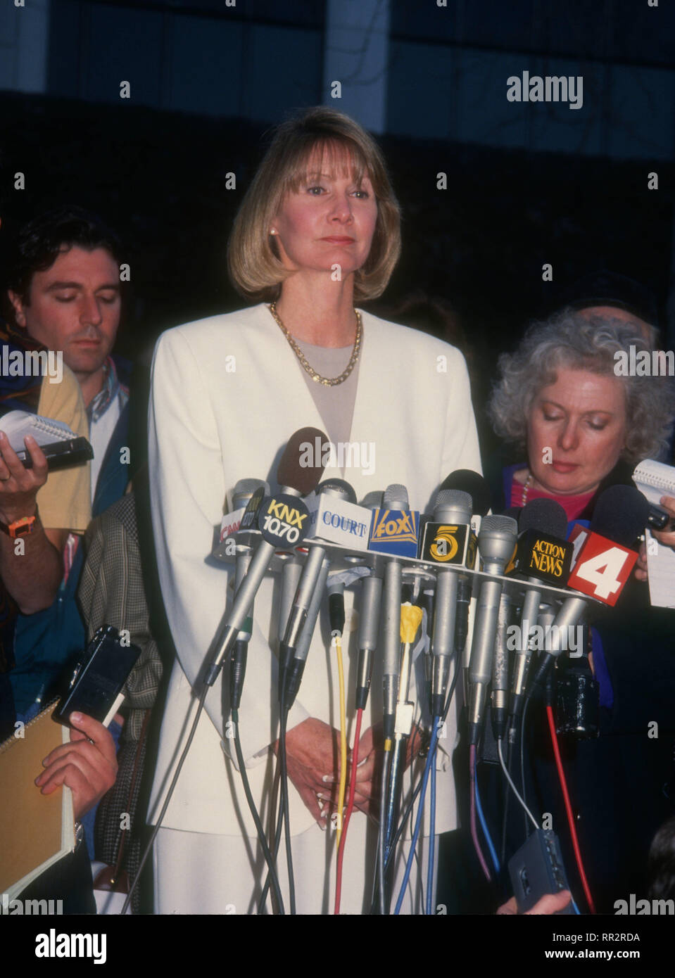 VAN NUYS, CA - JANUARY 28: Lyle Menendez's defense attorney Jill ...