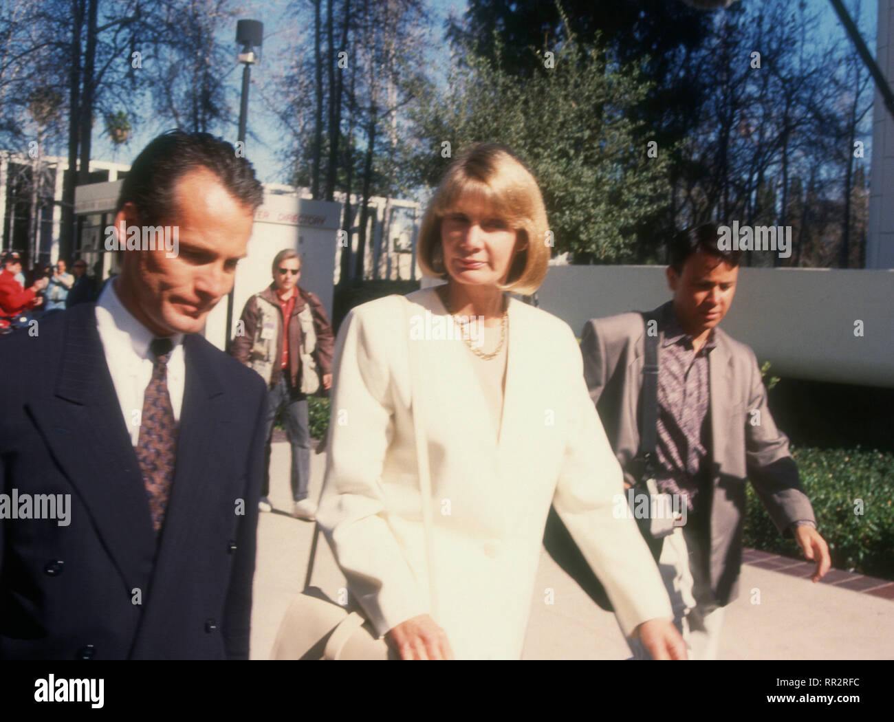 VAN NUYS, CA - JANUARY 28: Lyle Menendez's defense attorney Jill ...