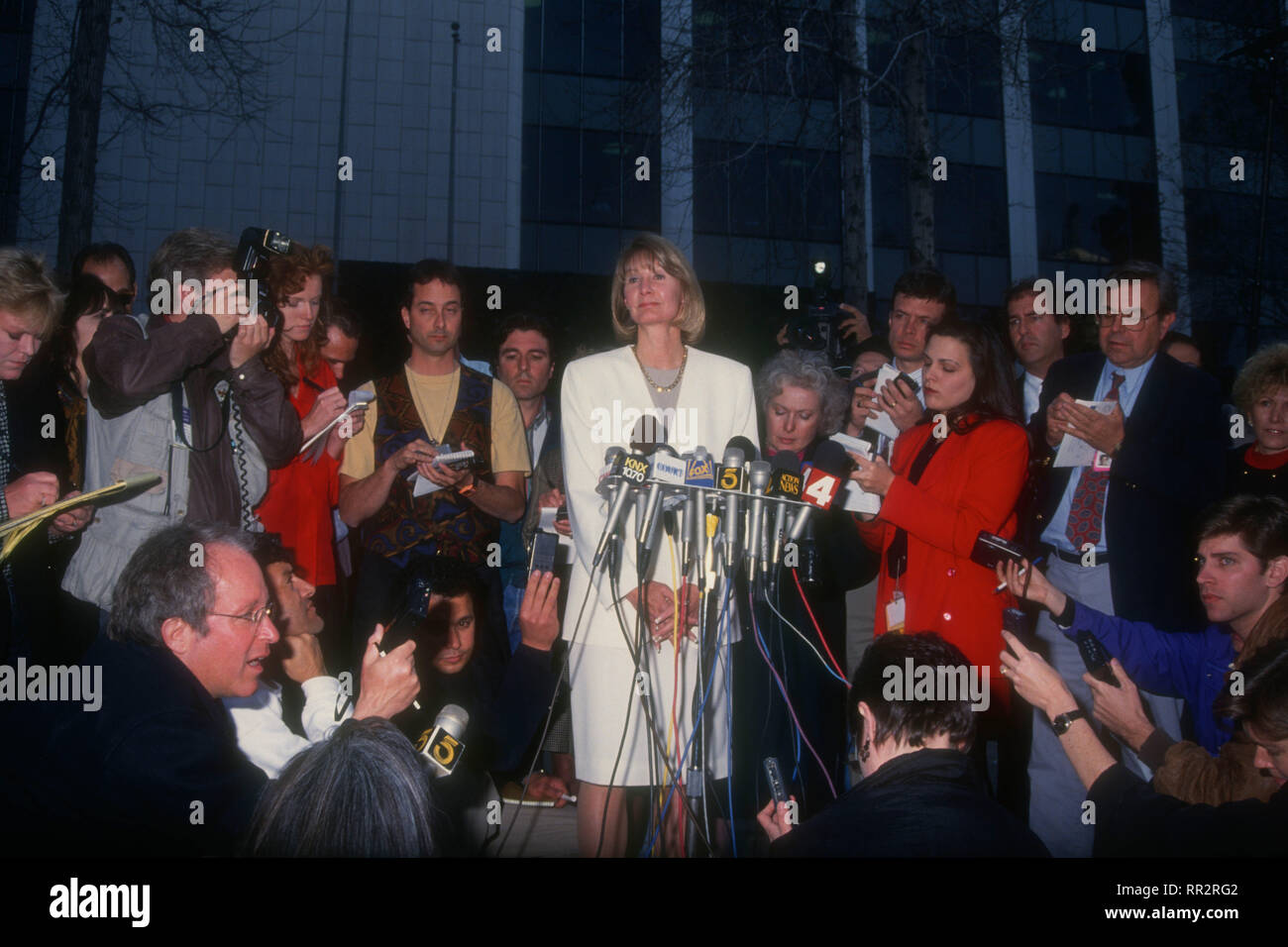 VAN NUYS, CA - JANUARY 28: Lyle Menendez's defense attorney Jill ...