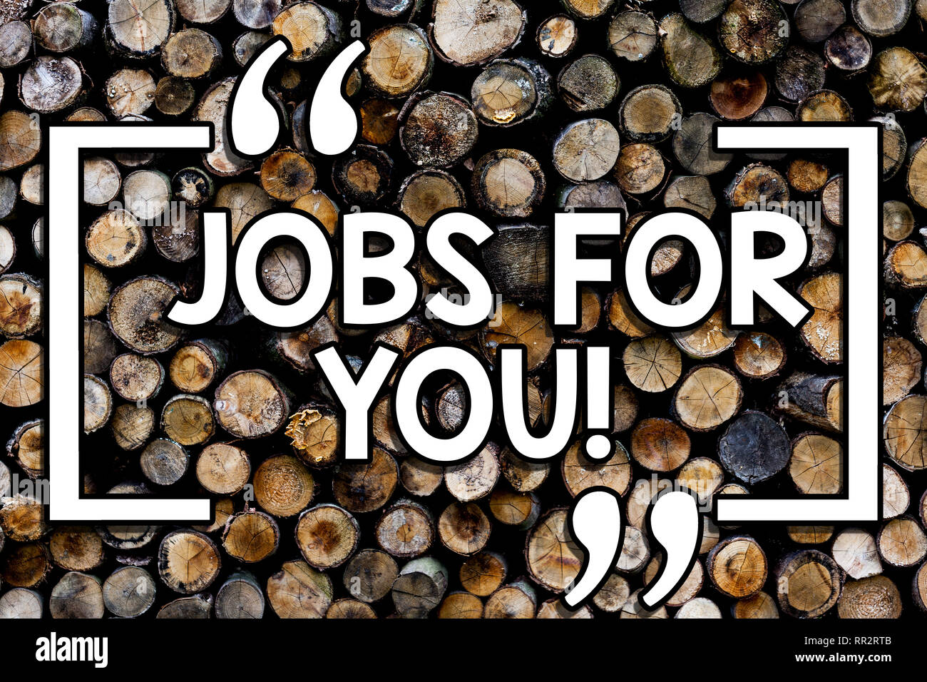 Writing note showing Jobs For You. Business photo showcasing List of ...