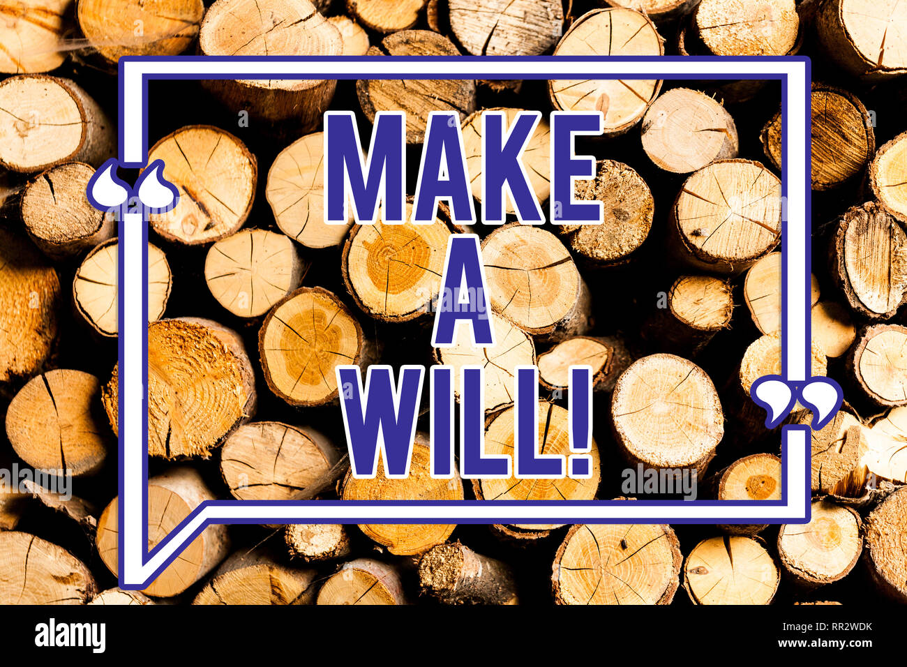 Text sign showing Make A Will. Conceptual photo Prepare a legal ...