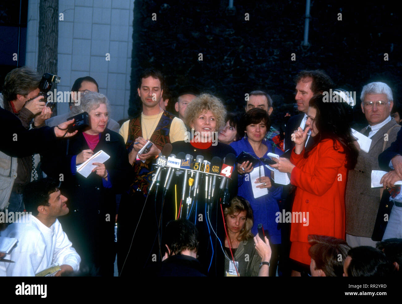 VAN NUYS, CA - JANUARY 28: Erik Menendez's defense attorney Leslie ...