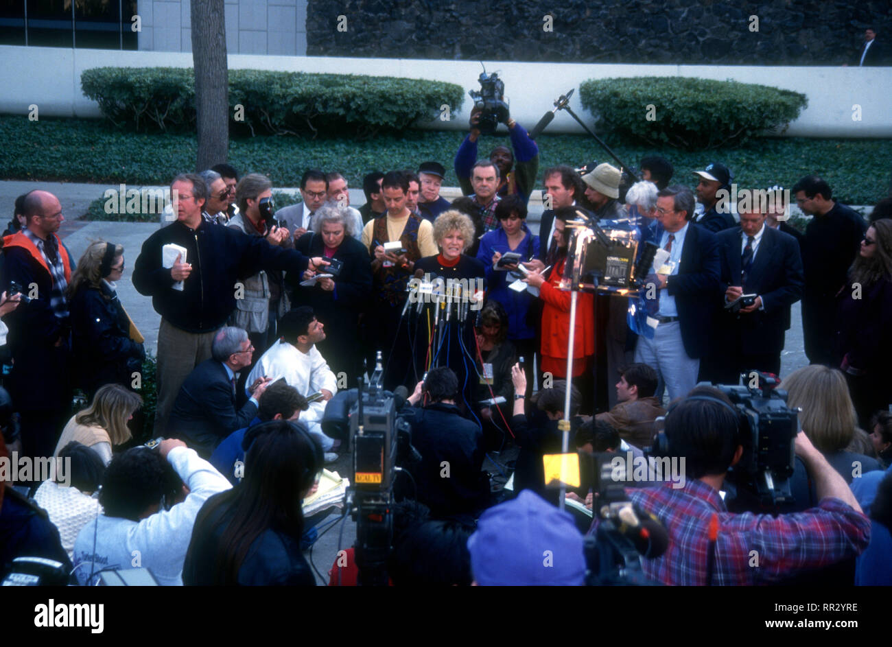 VAN NUYS, CA - JANUARY 28: Erik Menendez's defense attorney Leslie ...