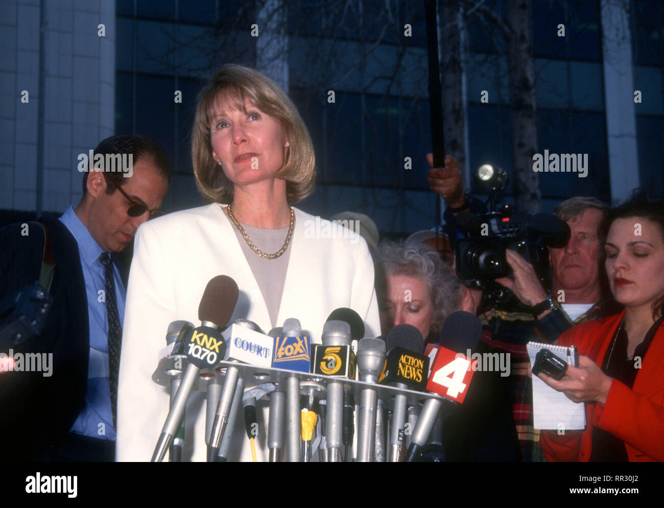 VAN NUYS, CA - JANUARY 28: Lyle Menendez's defense attorney Jill ...