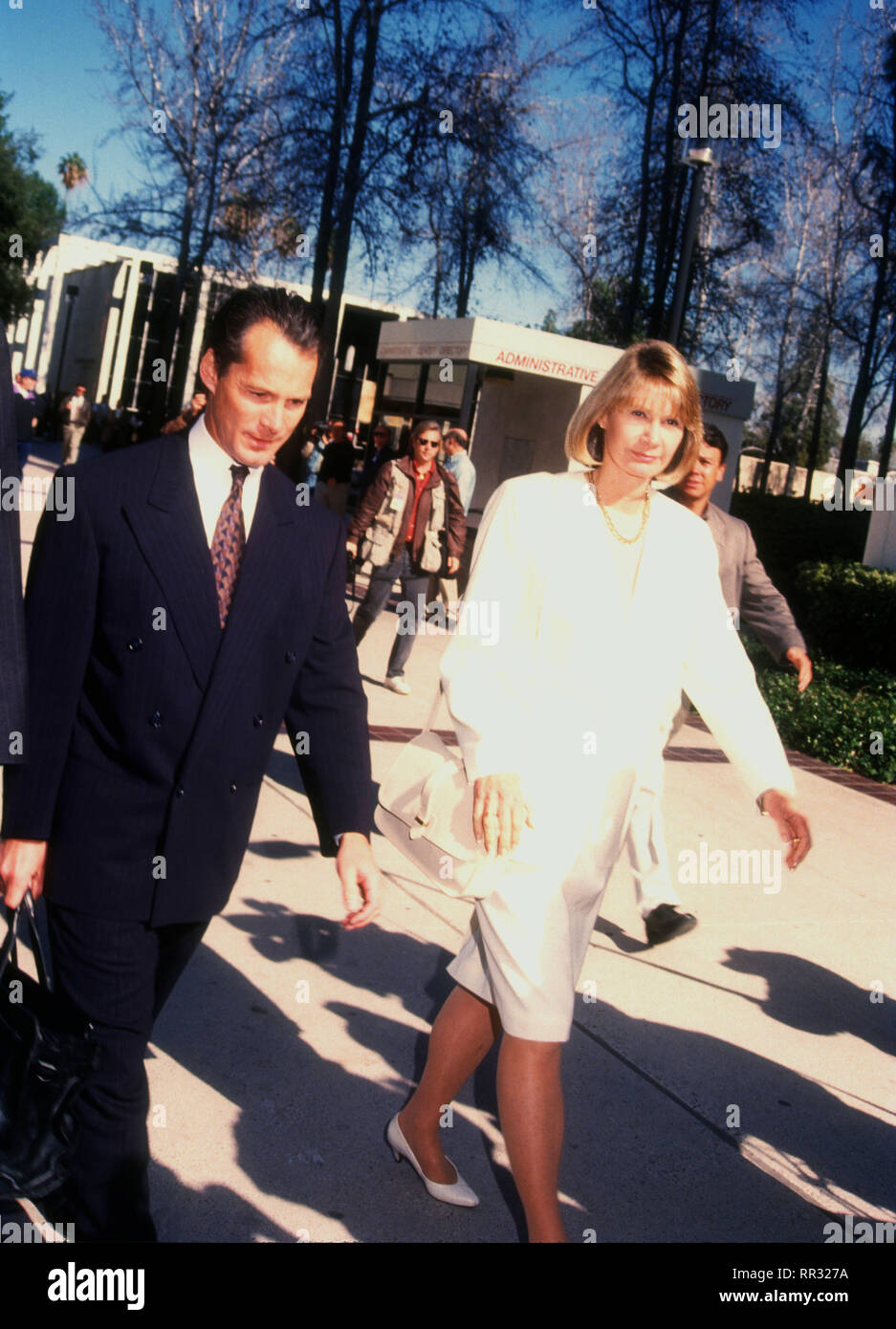 VAN NUYS, CA - JANUARY 28: Lyle Menendez's defense attorney Jill ...