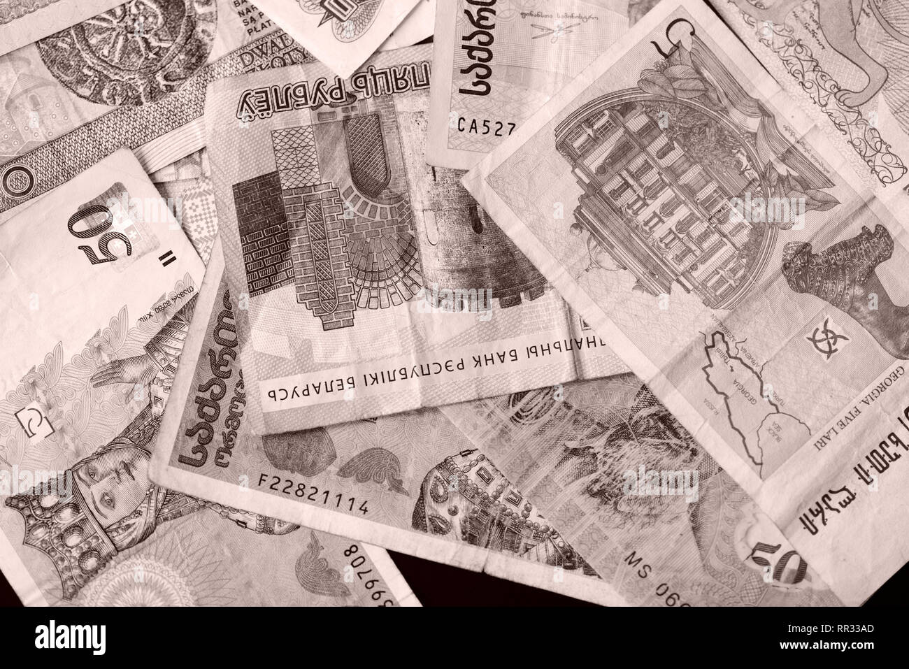 Currency of different countries hi-res stock photography and images - Alamy