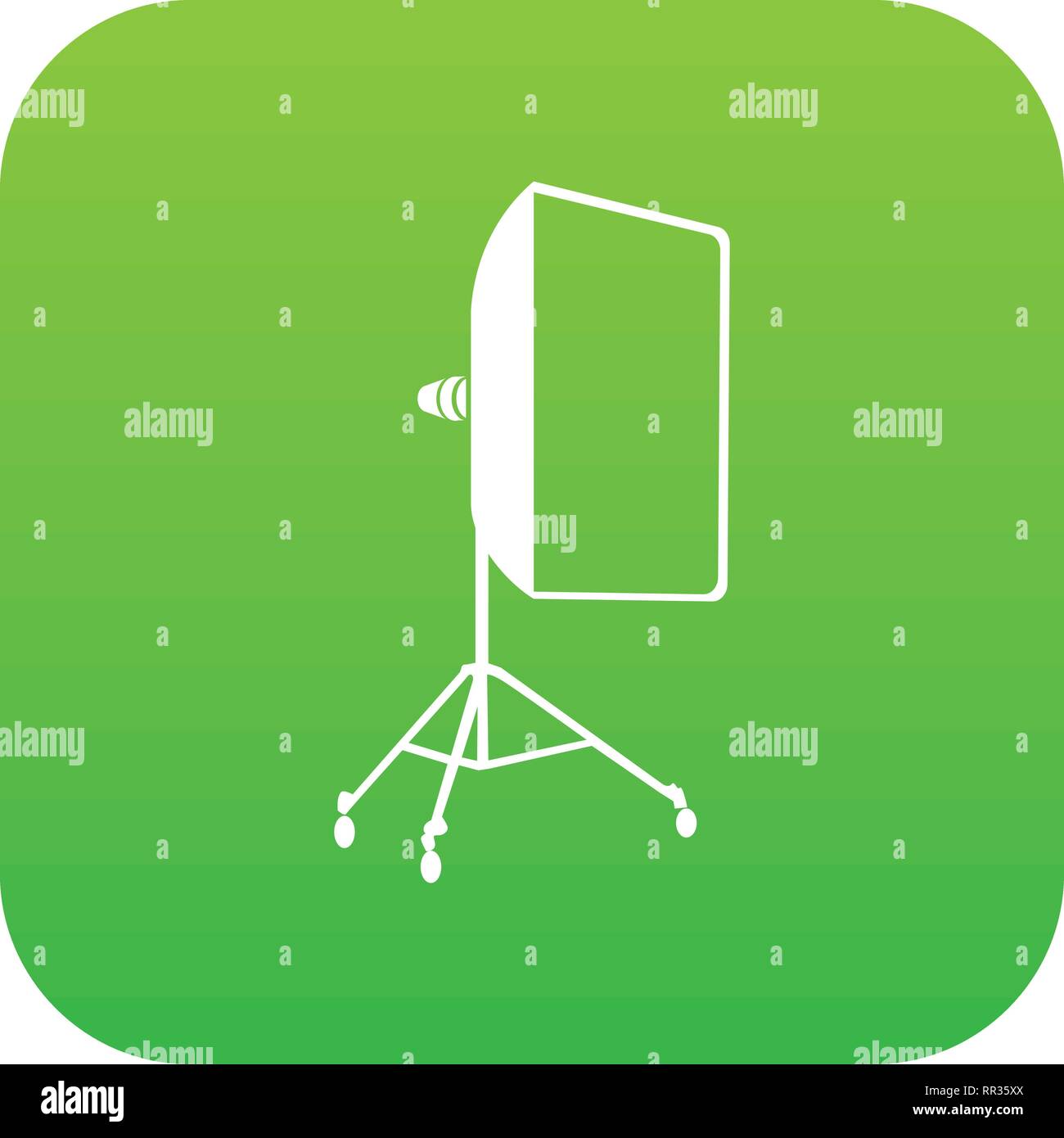 White studio light bulb in Stock Vector Images - Alamy