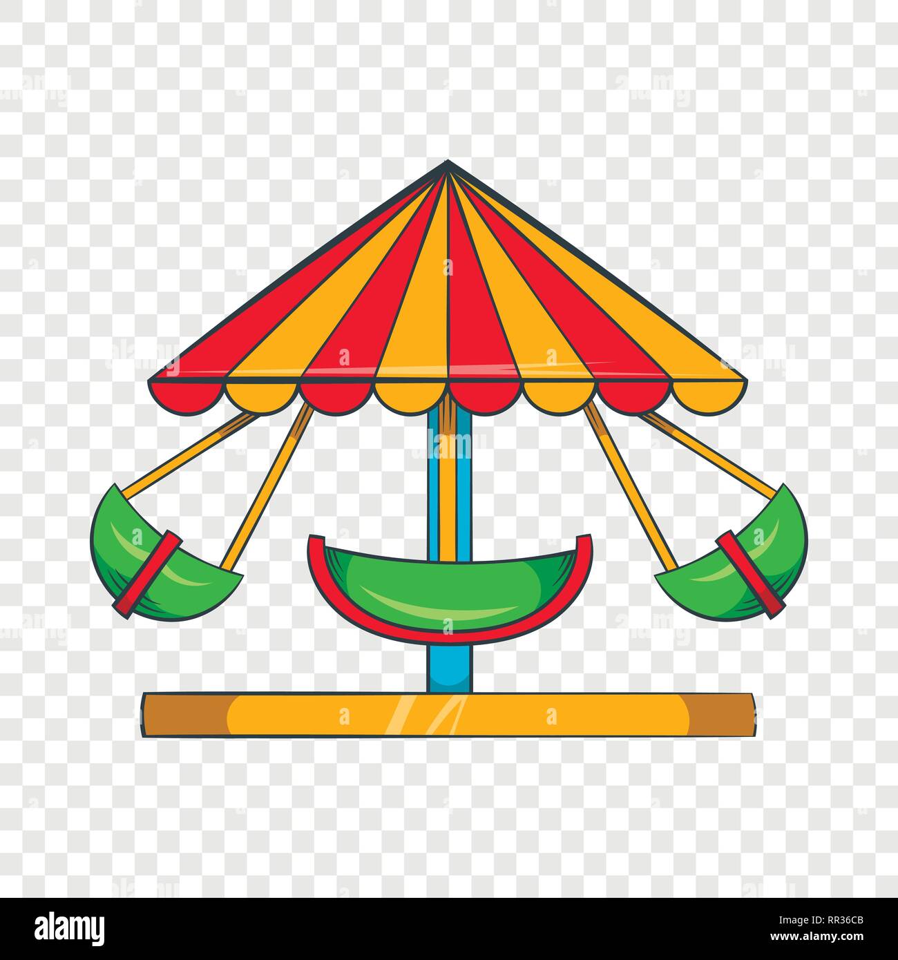 Colourful carousel Stock Vector Images - Alamy