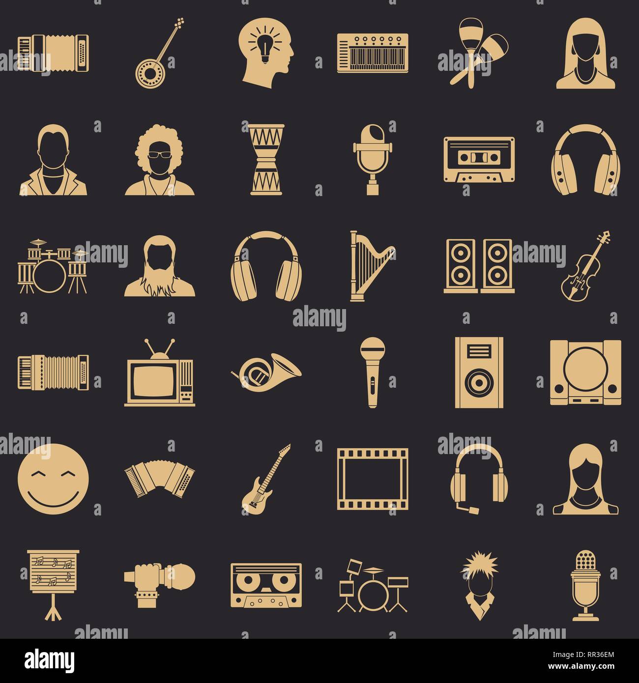 Harp room Stock Vector Images - Alamy