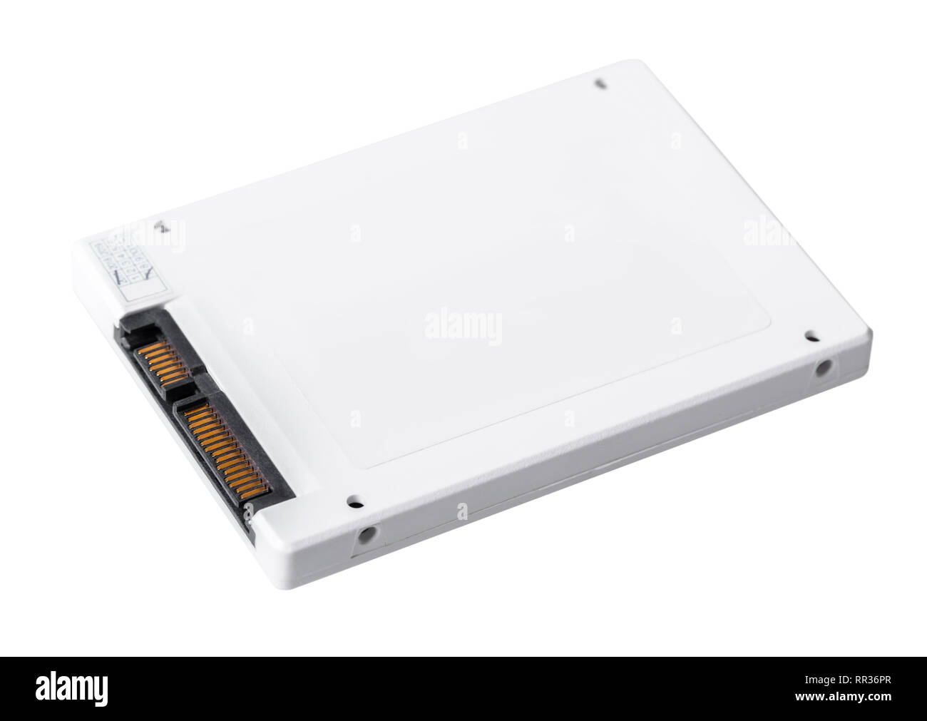 computer hard drive on white isolated background Stock Photo - Alamy