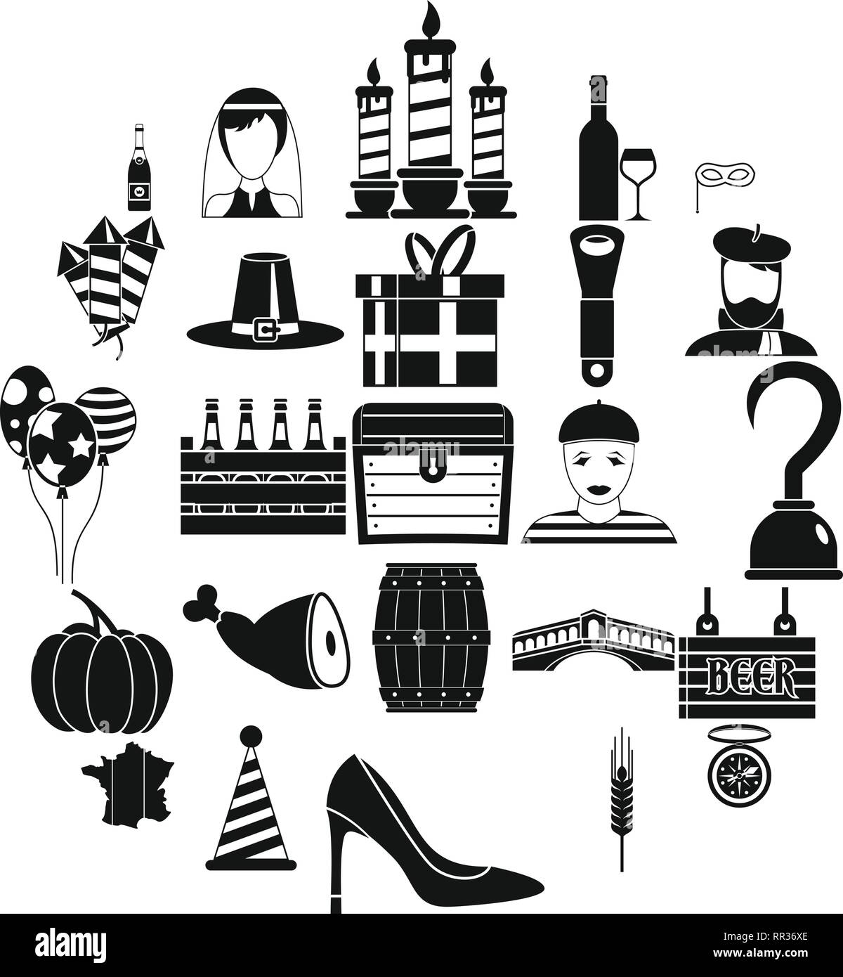 Party food appetizer salmon Stock Vector Images - Alamy