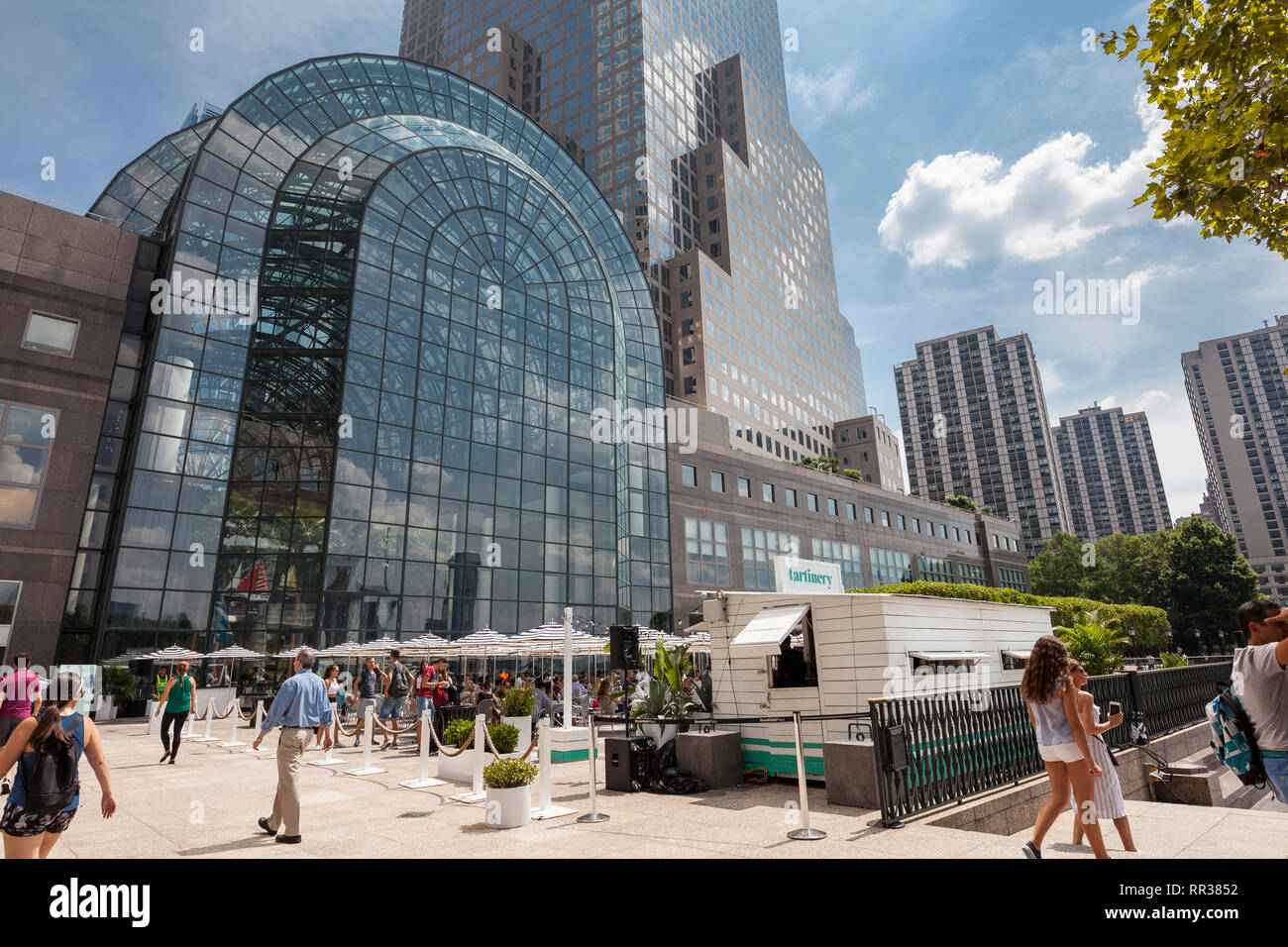 Exterior of Brookfield Place in Lower Manhattan, New York, New York ...