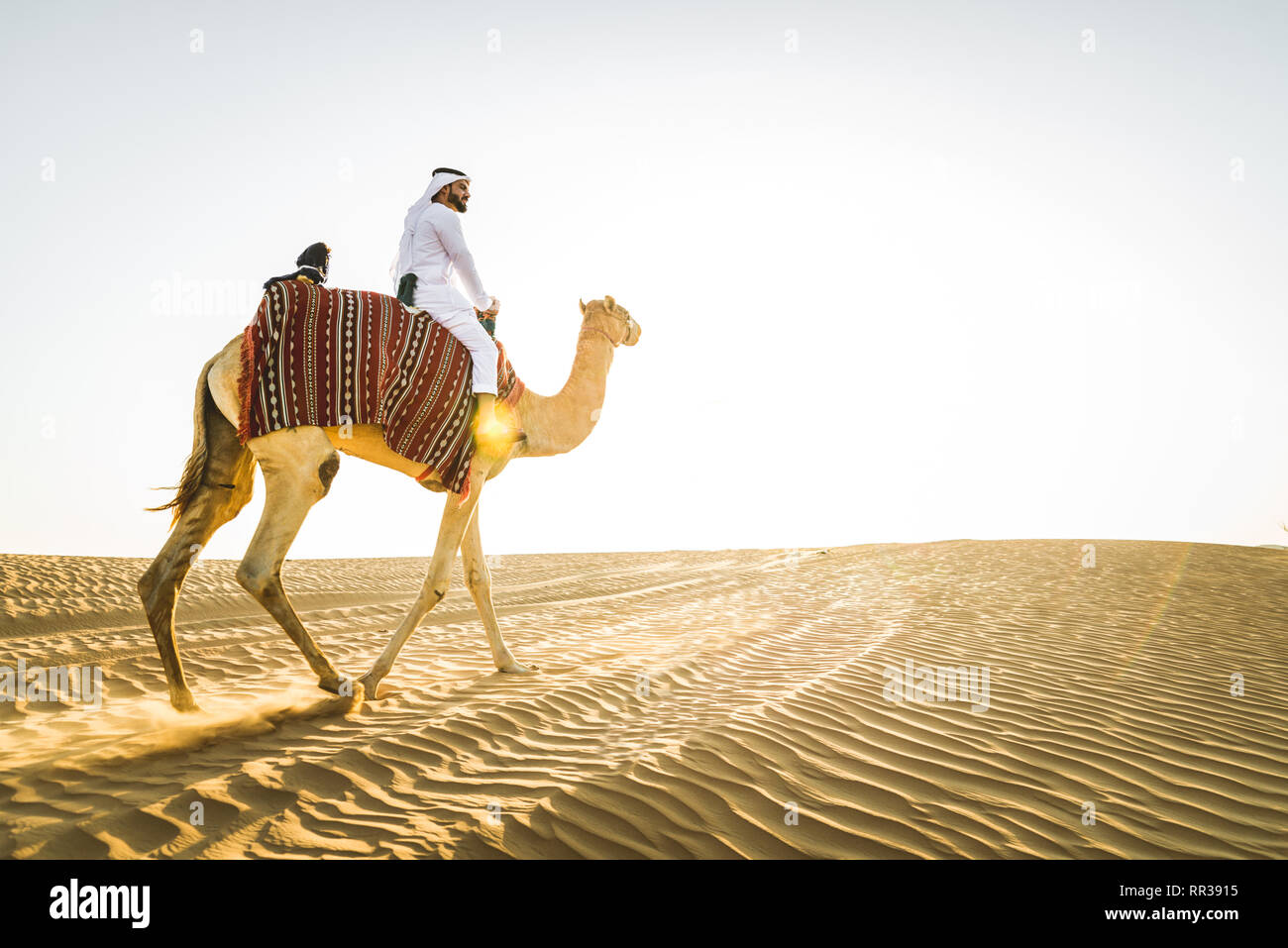 Arab Man Riding Camel On High Resolution Stock Photography and Images ...