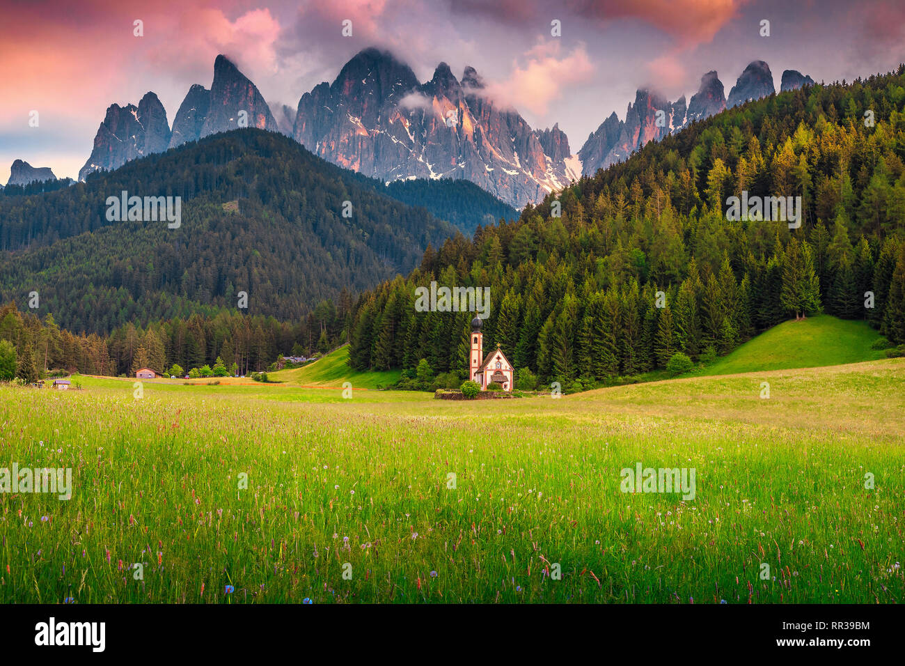 Funes valley hi-res stock photography and images - Alamy