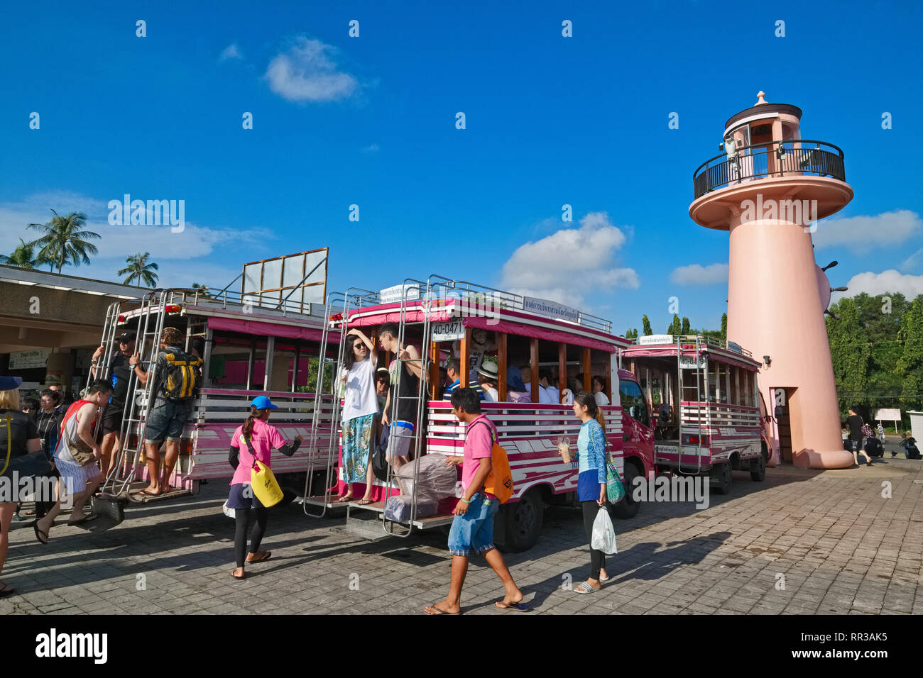 Songthaews thailand hi-res stock photography and images - Alamy