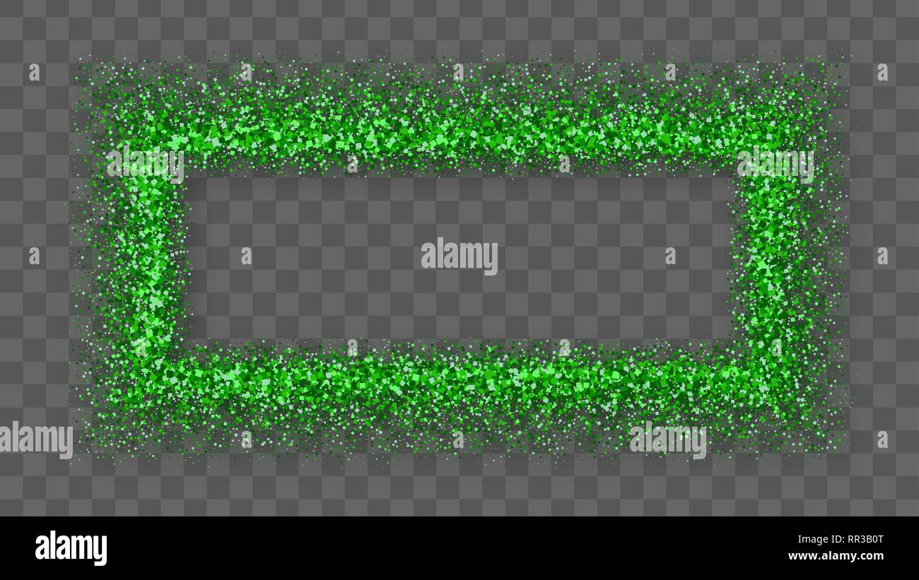 St. Patrick's Day Frame With Bland Shadows Isolated On Transparent ...