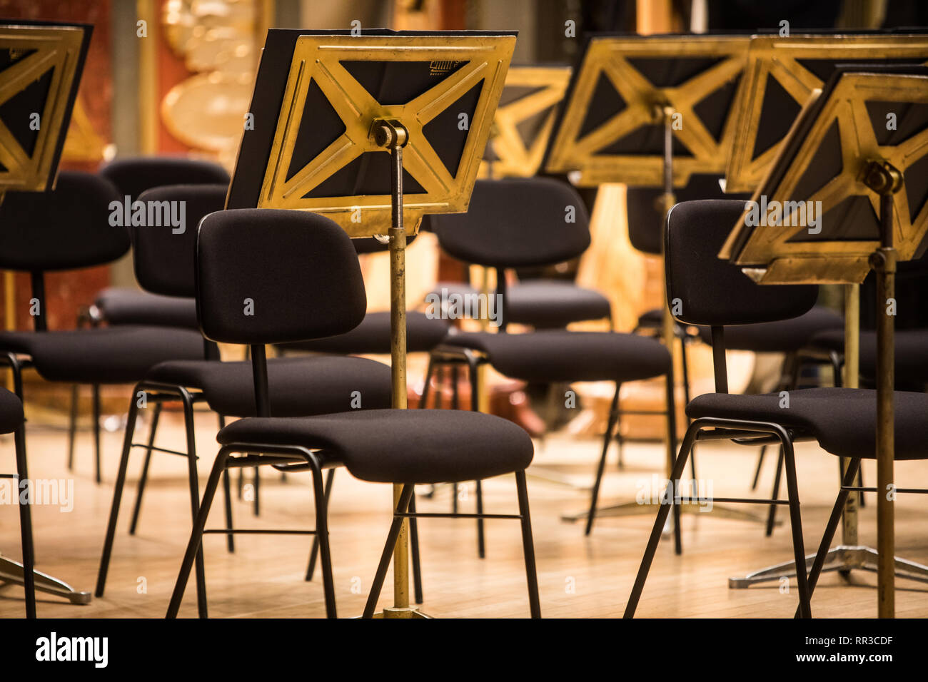 Empty Glendale Orchestra Stage