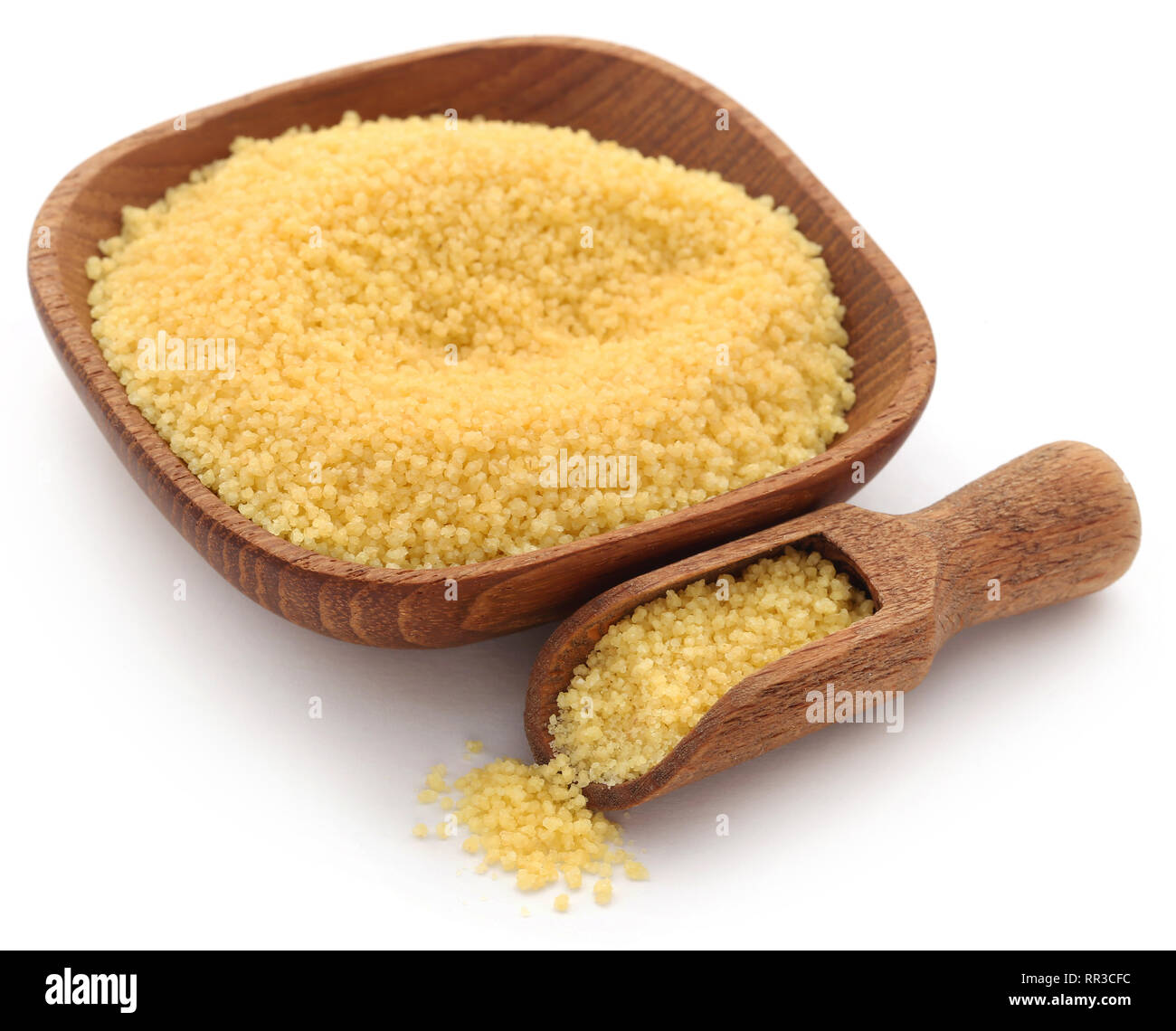 Couscous a North African cuisine over white background Stock Photo - Alamy