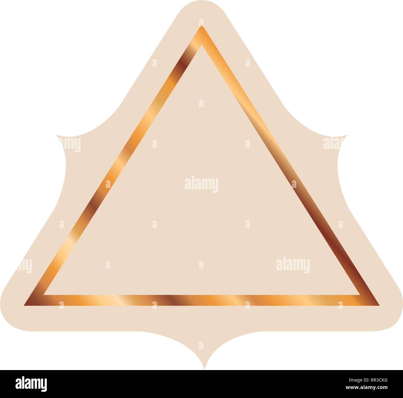 elegant frame golden isolated icon Stock Vector Image & Art - Alamy
