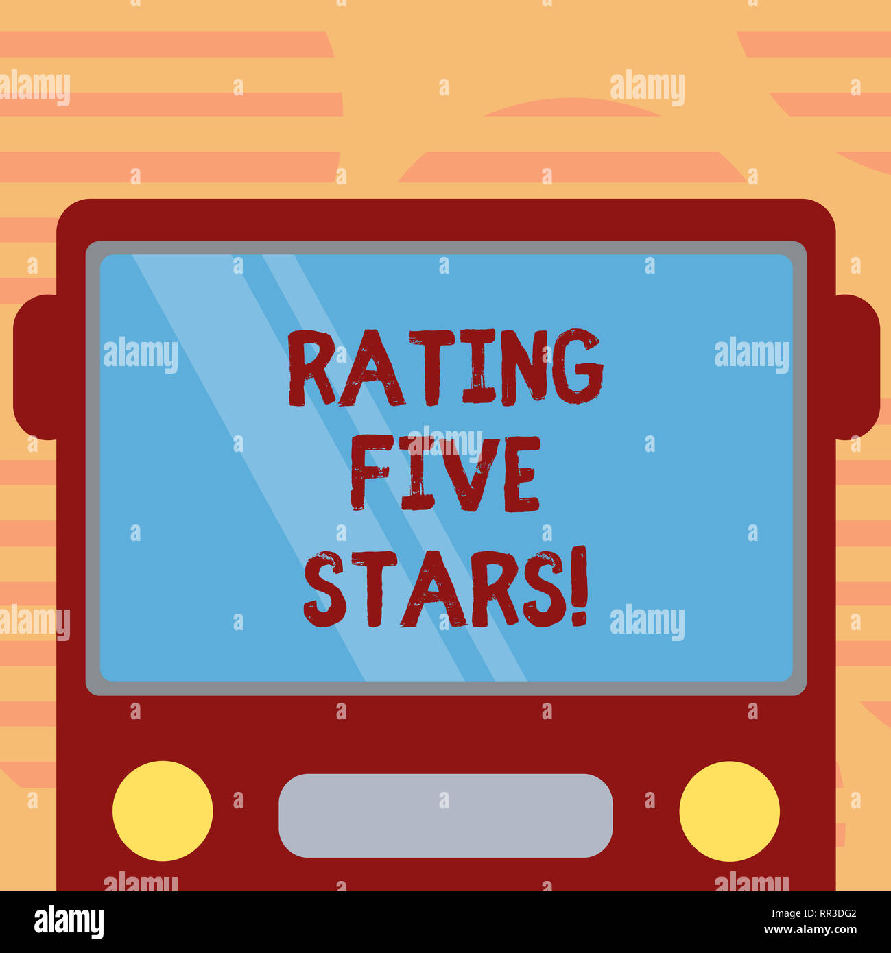 Word writing text Rating Five Stars. Business concept for indicating ...