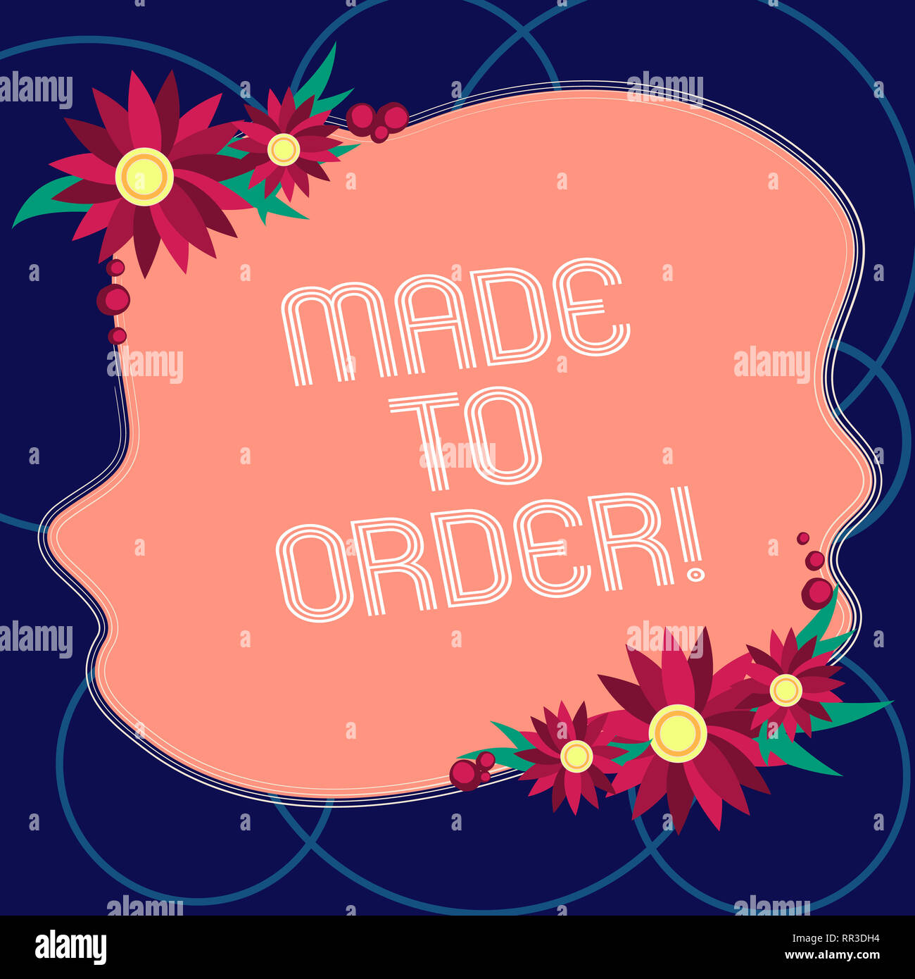 Word writing text Made To Order. Business concept for Something done ...