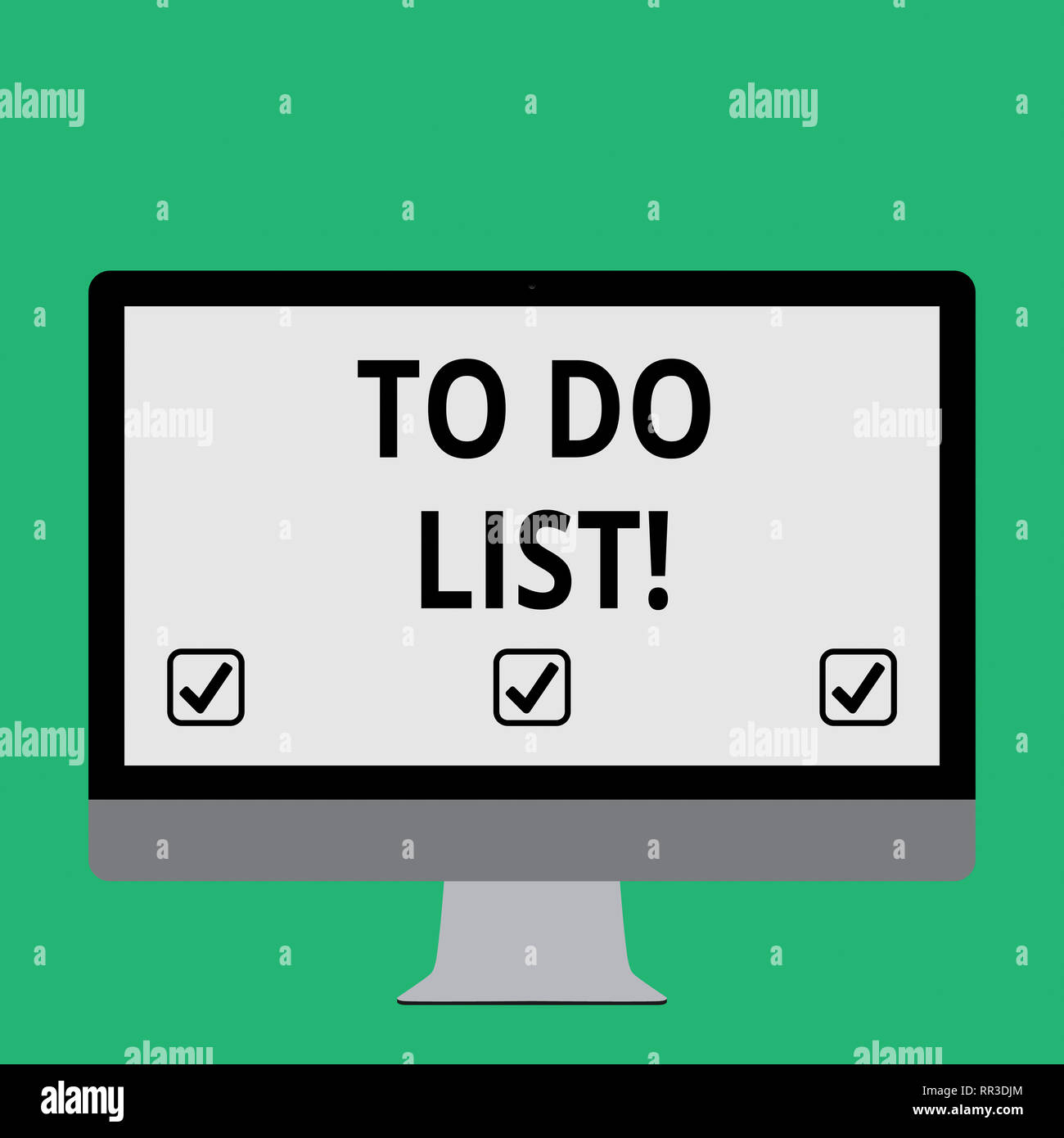 Handwriting text To Do List. Concept meaning A structure that usually ...