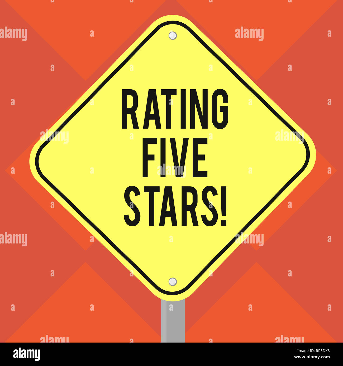 Handwriting text writing Rating Five Stars. Concept meaning indicating ...