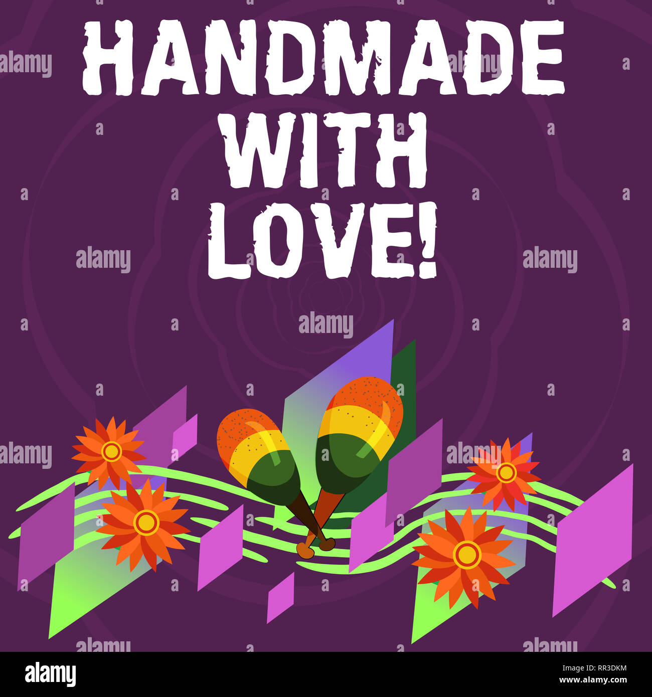 Handwriting text Handmade With Love. Concept meaning made by hand not ...