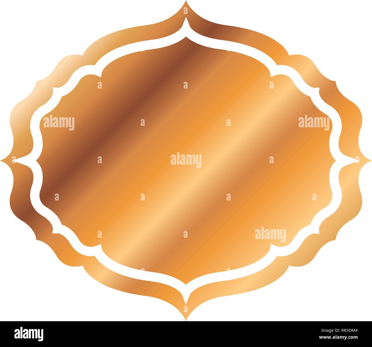 elegant frame golden isolated icon Stock Vector Image & Art - Alamy