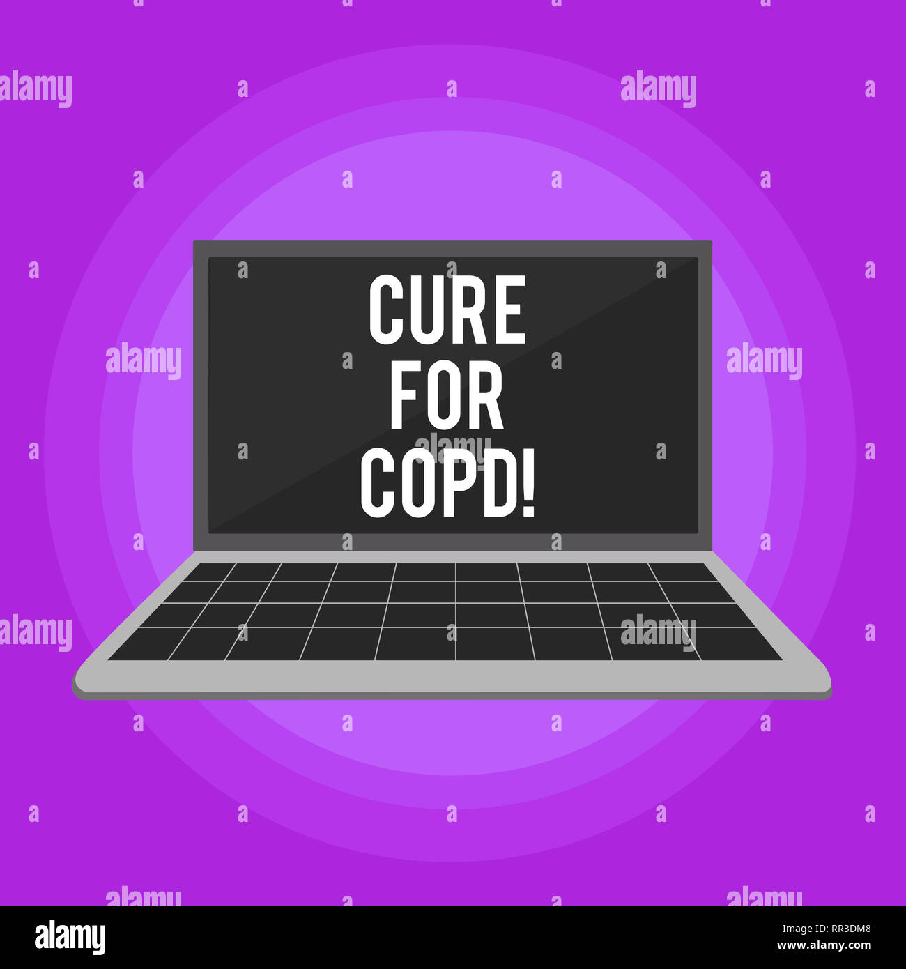 Conceptual hand writing showing Cure For Copd. Business photo text ...