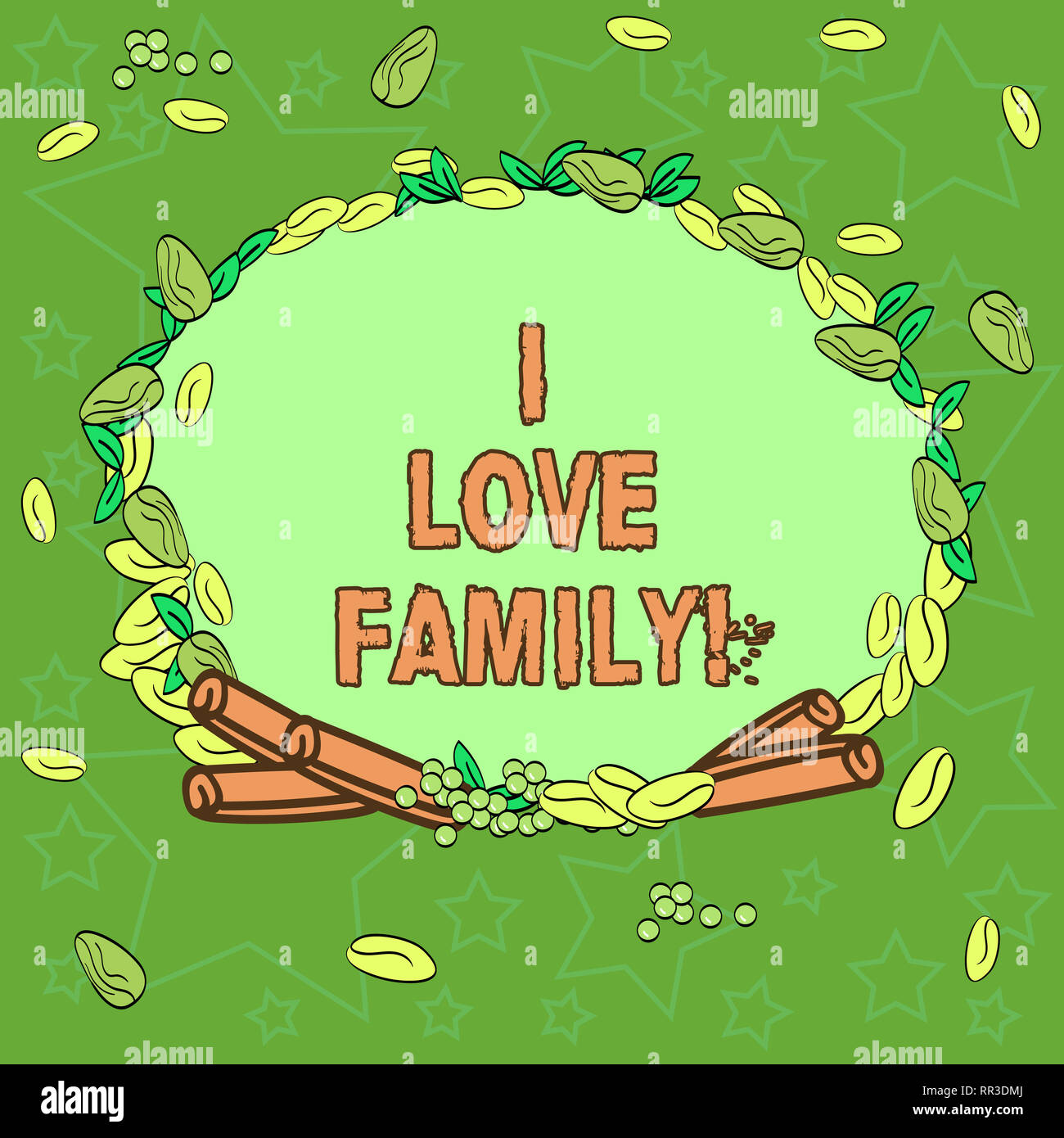 Writing note showingI Love Family. Business photo showcasing Good ...