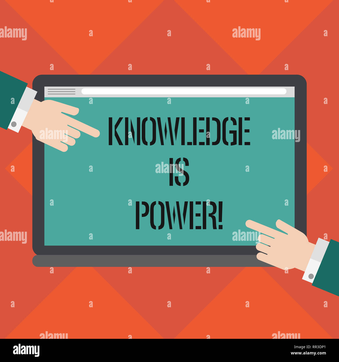 Handwriting text writing Knowledge Is Power. Concept meaning knowing is ...