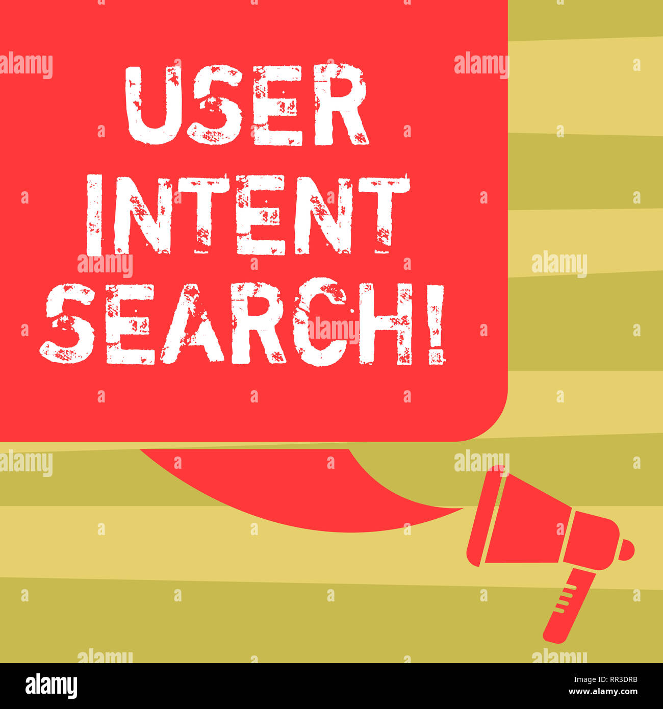 Text sign showing User Intent Search. Conceptual photo what ...