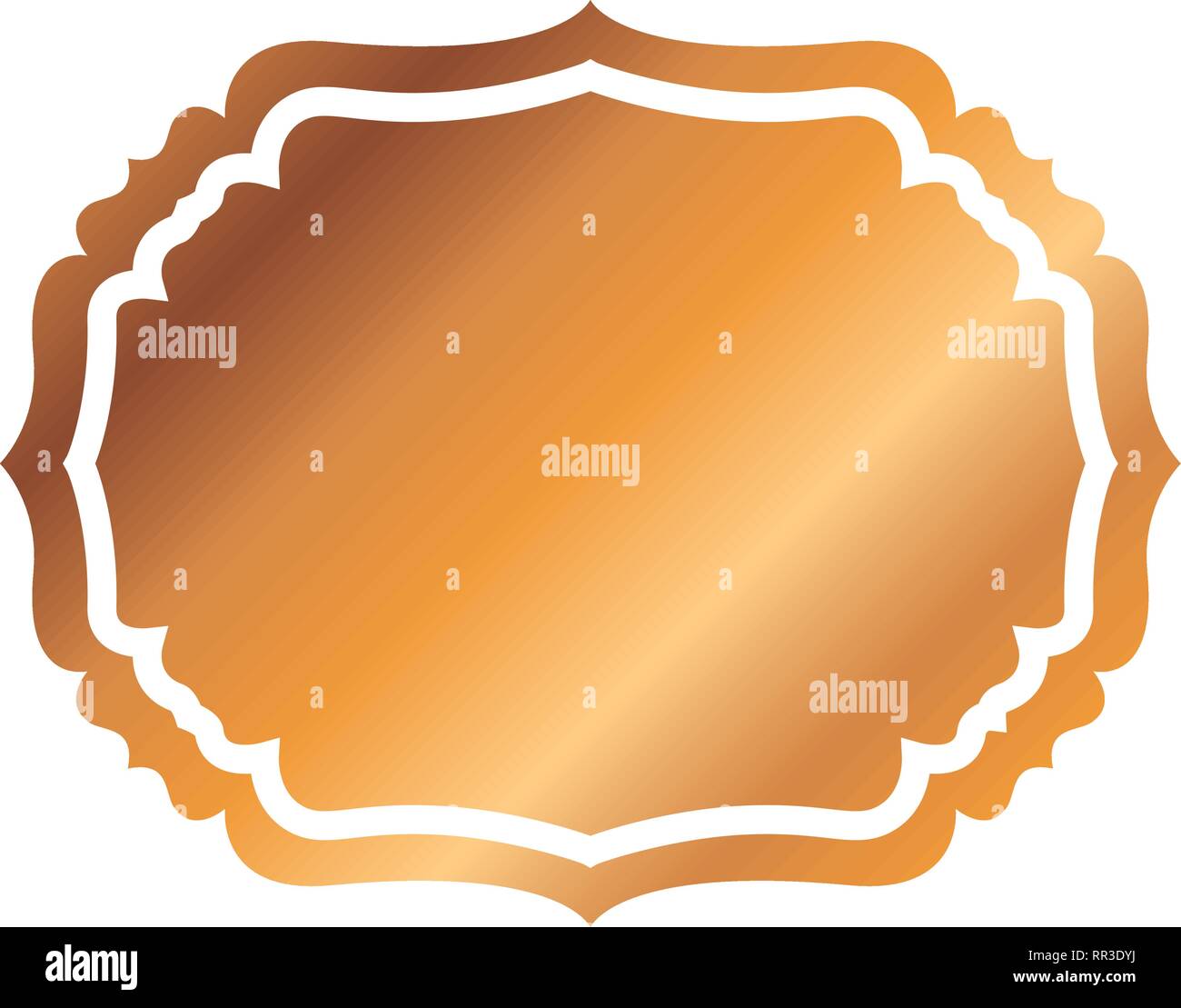 elegant frame golden isolated icon Stock Vector Image & Art - Alamy
