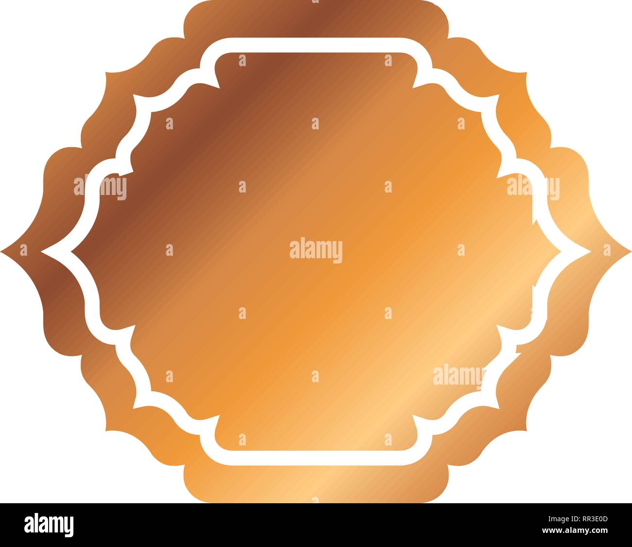 elegant frame golden isolated icon Stock Vector Image & Art - Alamy