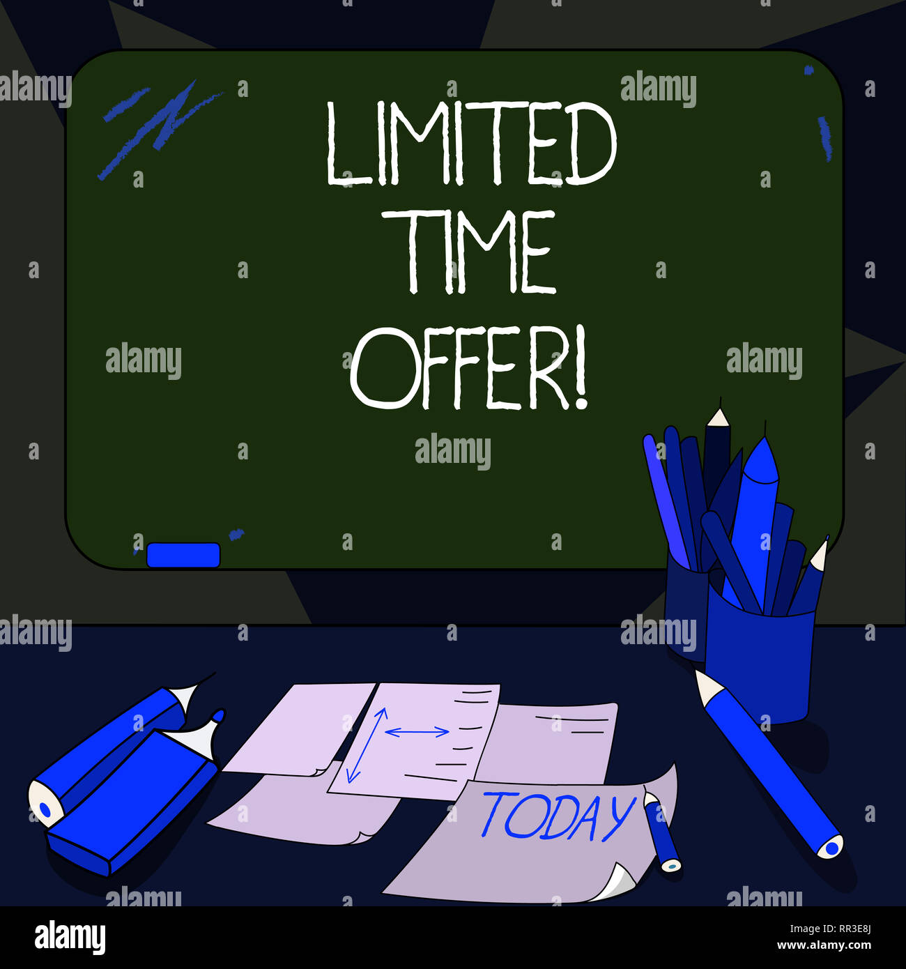 Handwriting text writing Limited Time Offer. Concept meaning special ...
