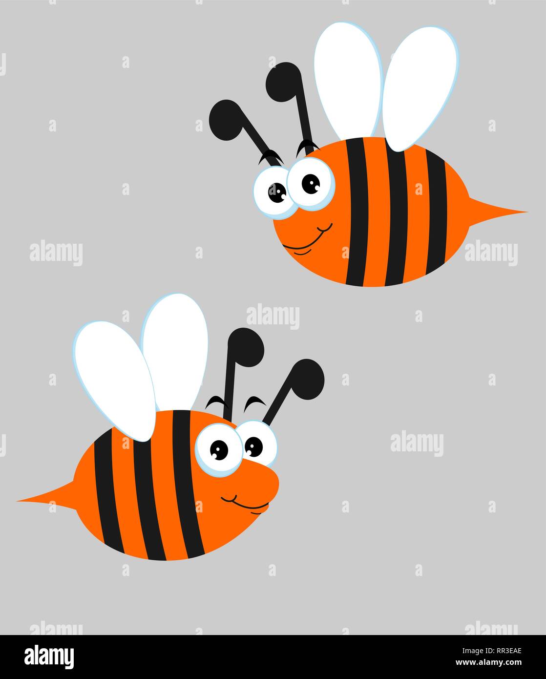 Cartoon bees hi-res stock photography and images - Alamy