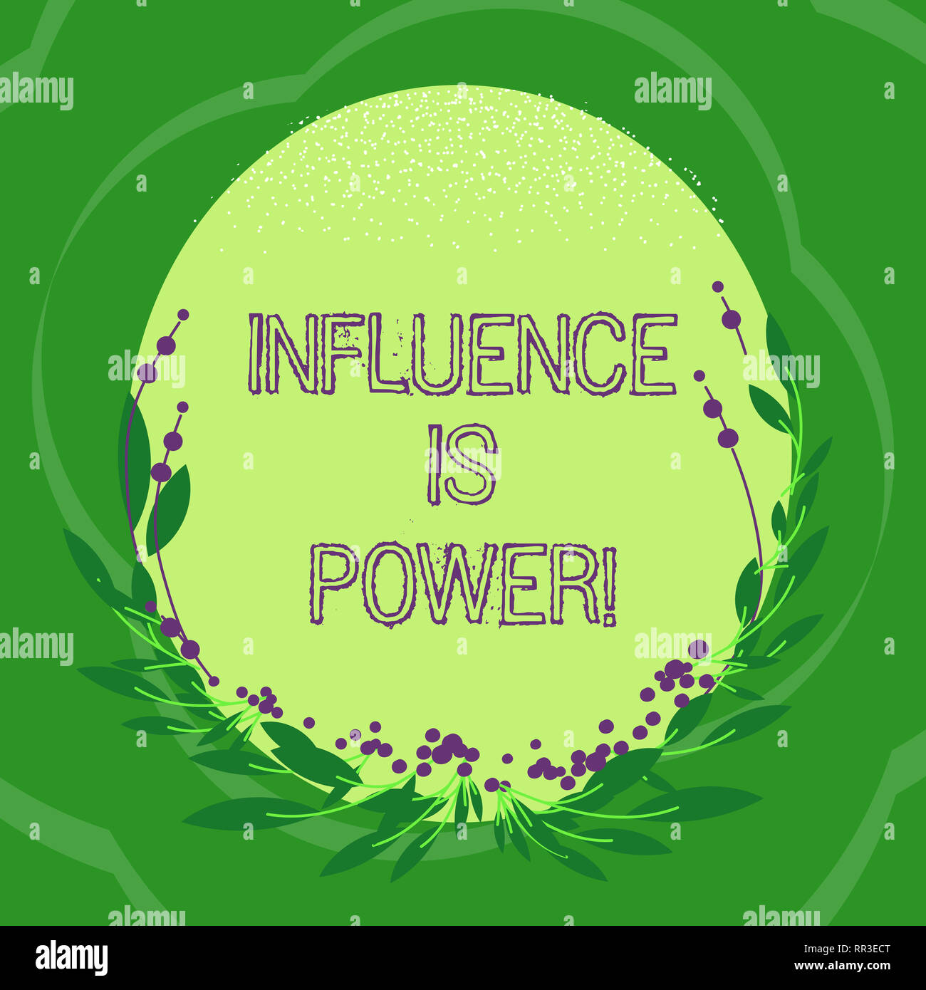 Handwriting text Influence Is Power. Concept meaning have important ...