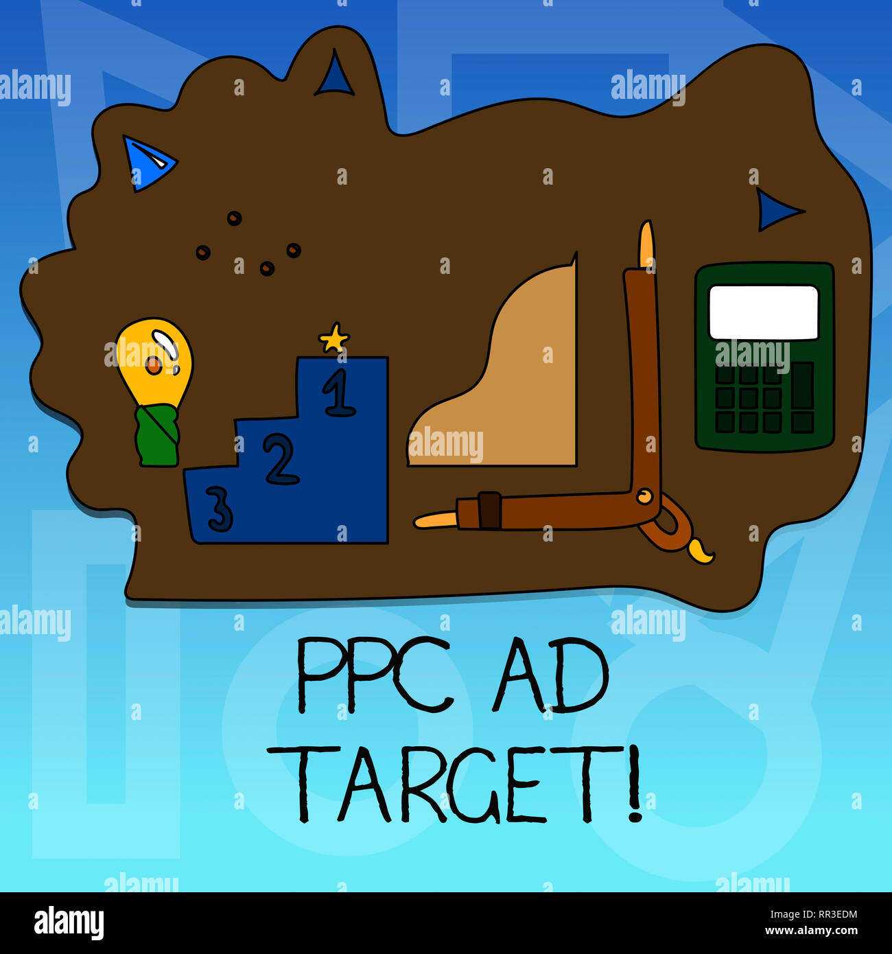 Conceptual hand writing showing Ppc Ad Target. Business photo text Pay ...