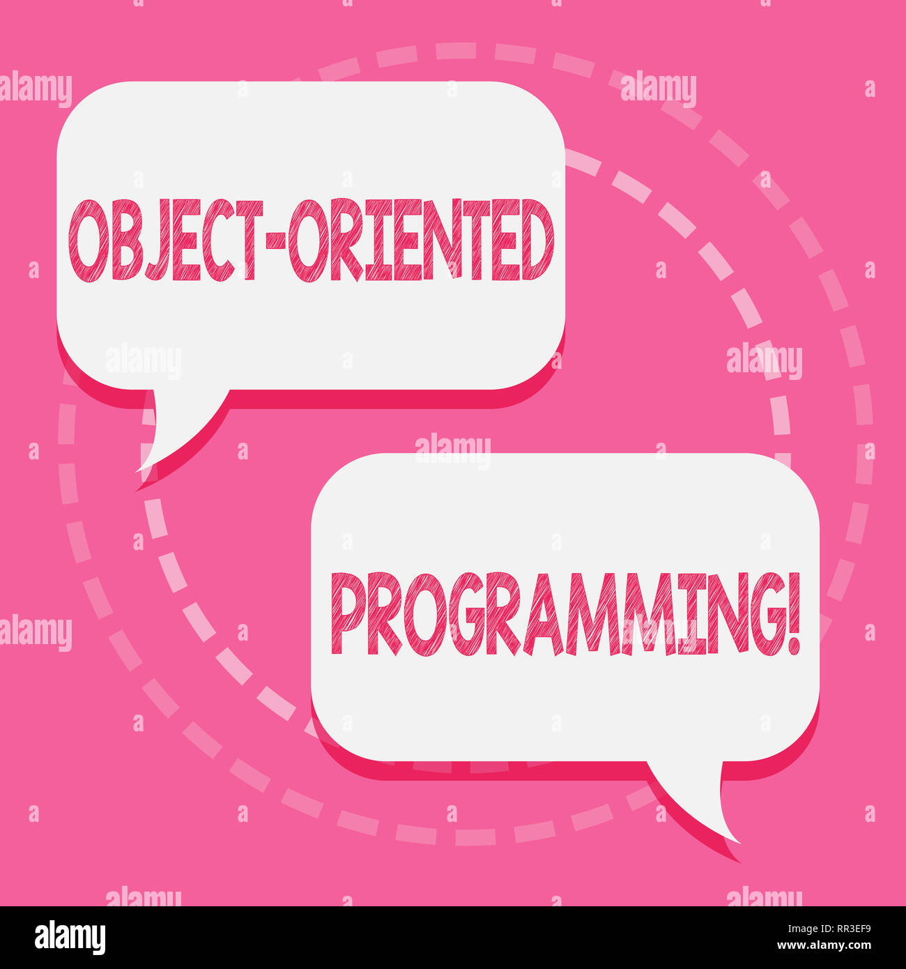 Word Writing Text Object Oriented Programming Business Concept For Language Model Objects