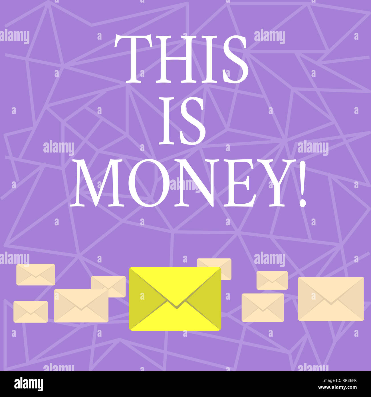 Text sign showing This Is Money. Conceptual photo Large revenues from ...