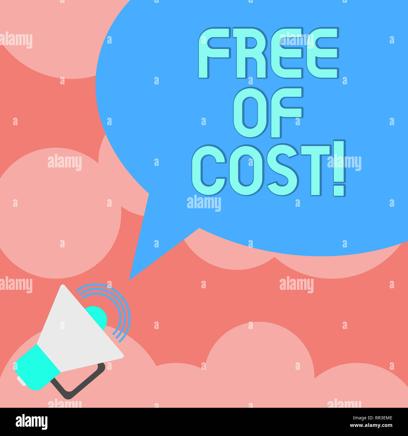 Writing note showing Free Of Cost. Business photo showcasing No price ...