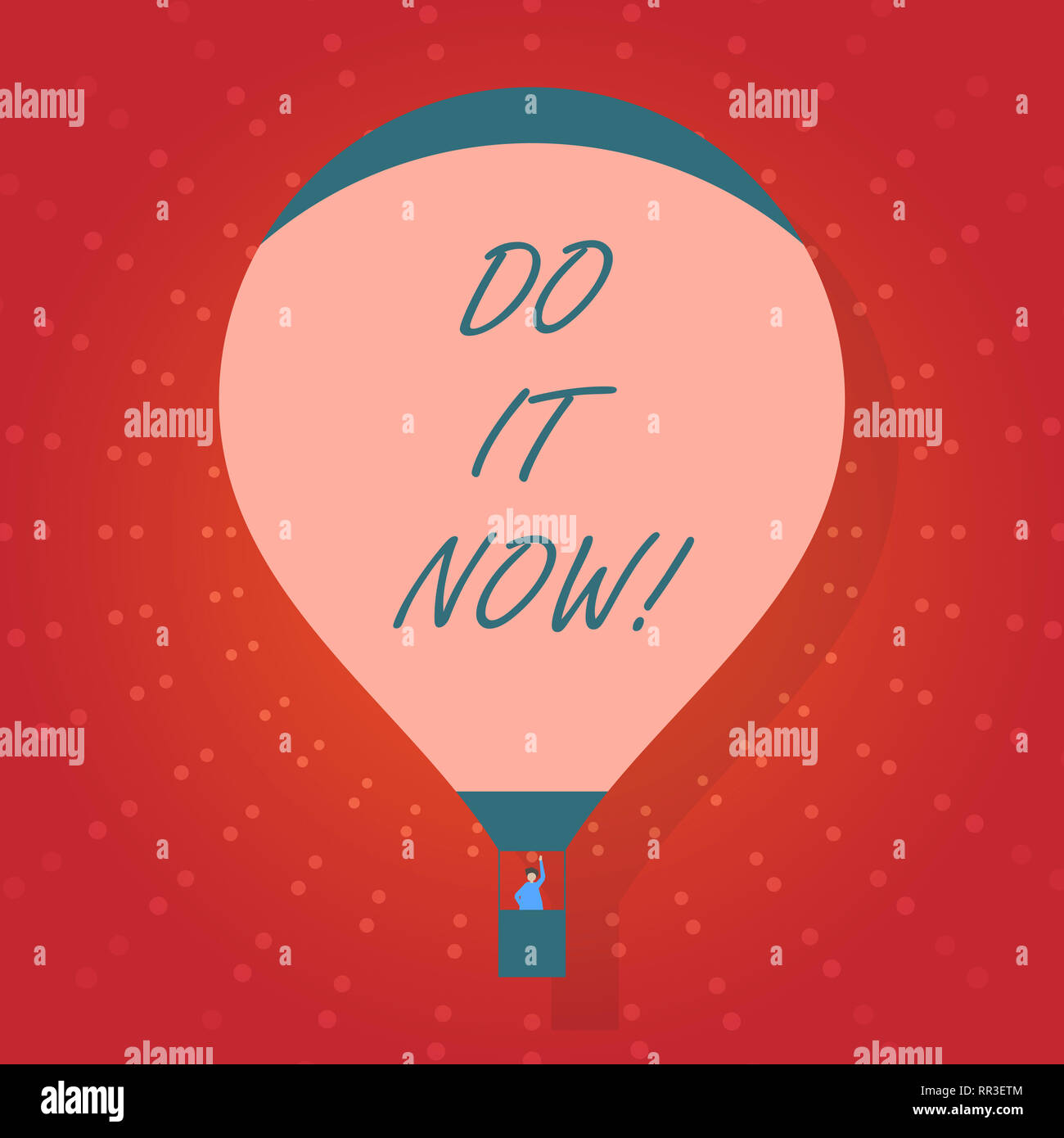 Text sign showing Do It Now. Conceptual photo Respond Immediately ...
