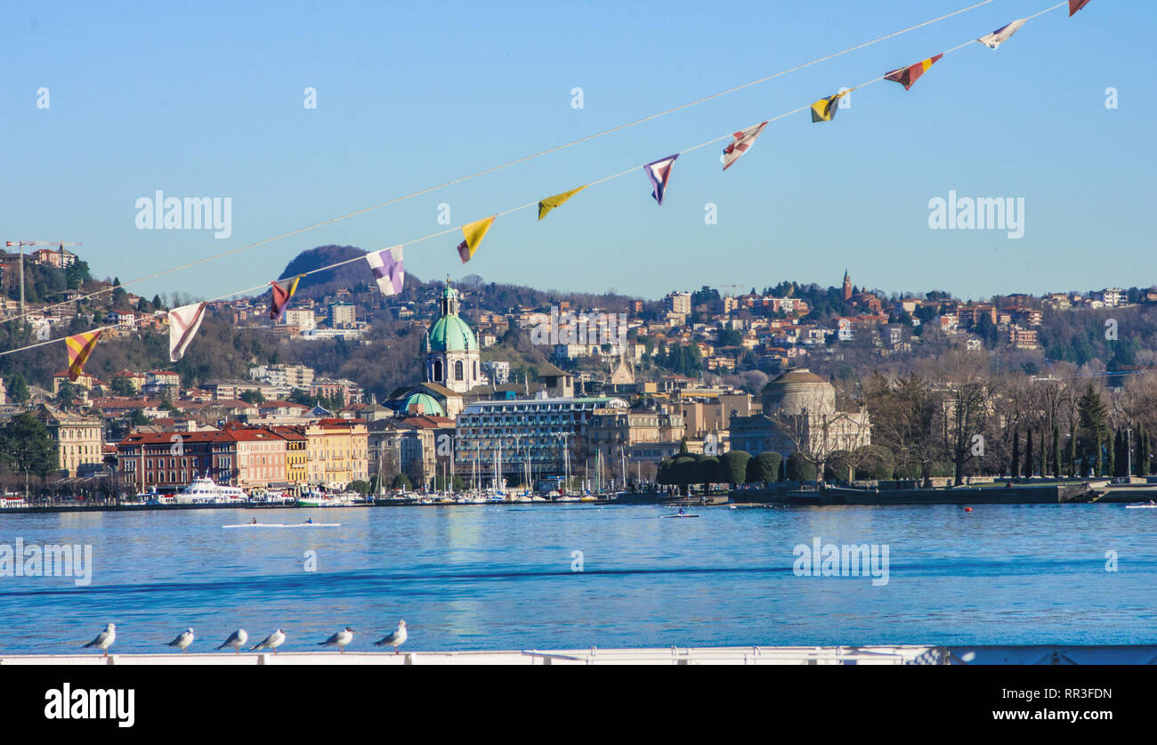 Sailing on lake como italy hi-res stock photography and images - Alamy