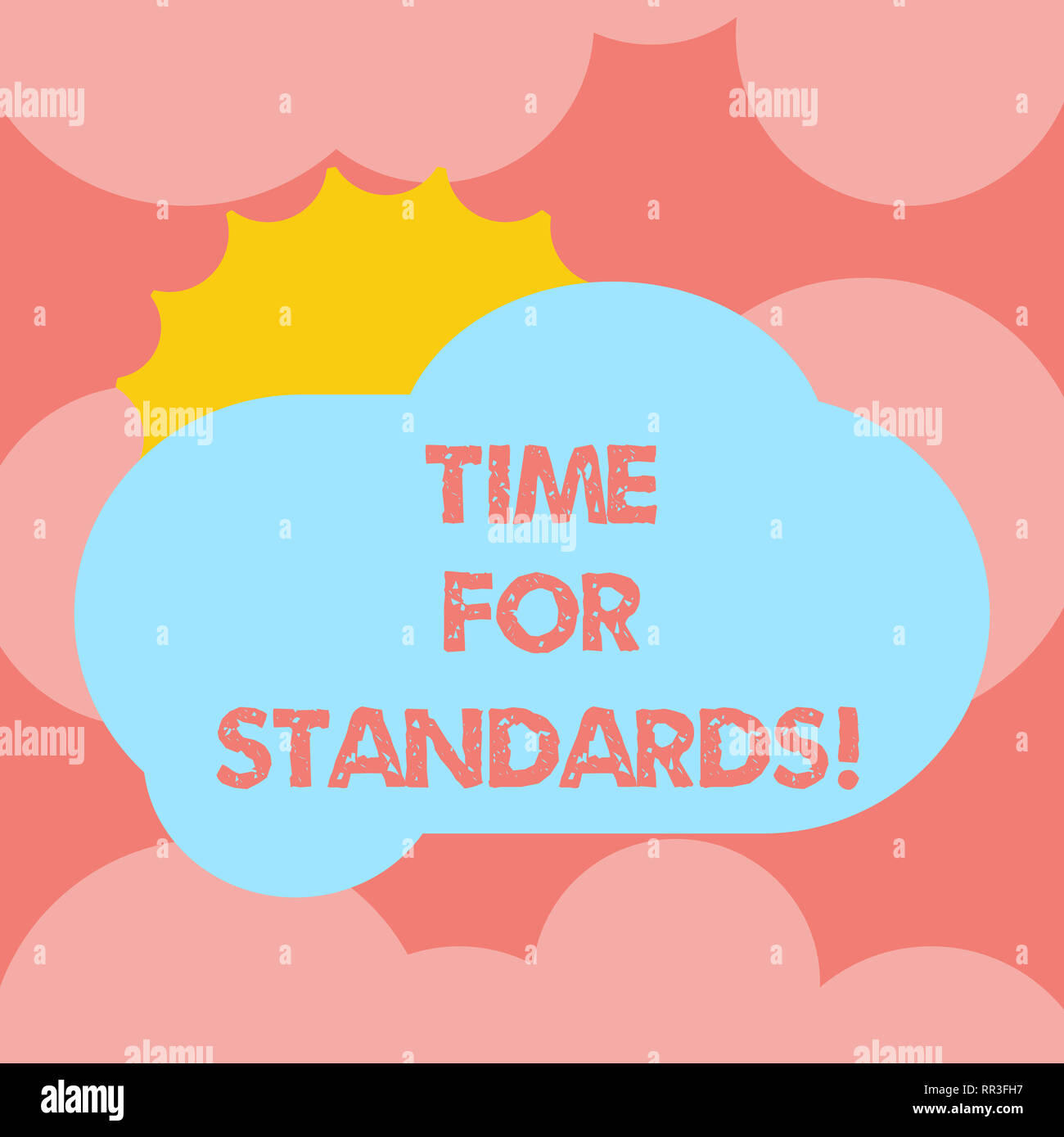 Writing note showing Time For Standards. Business photo showcasing ...