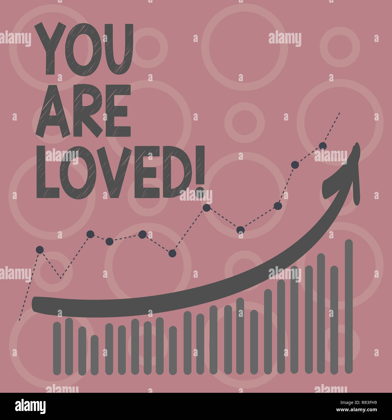 Writing note showing You Are Loved. Business photo showcasing Somebody ...