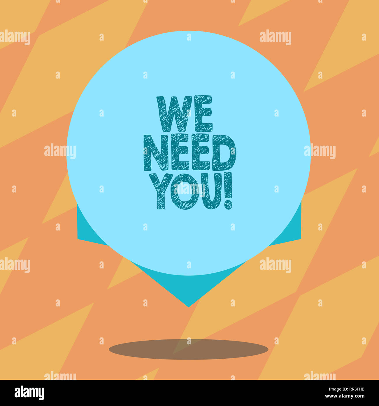 Text sign showing We Need You. Conceptual photo Company wants to hire ...