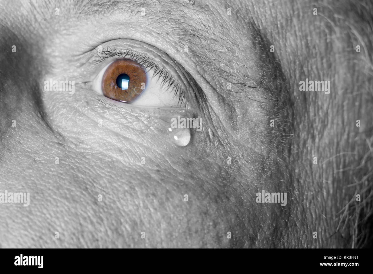 Sadness and depression and tear hi-res stock photography and images - Alamy