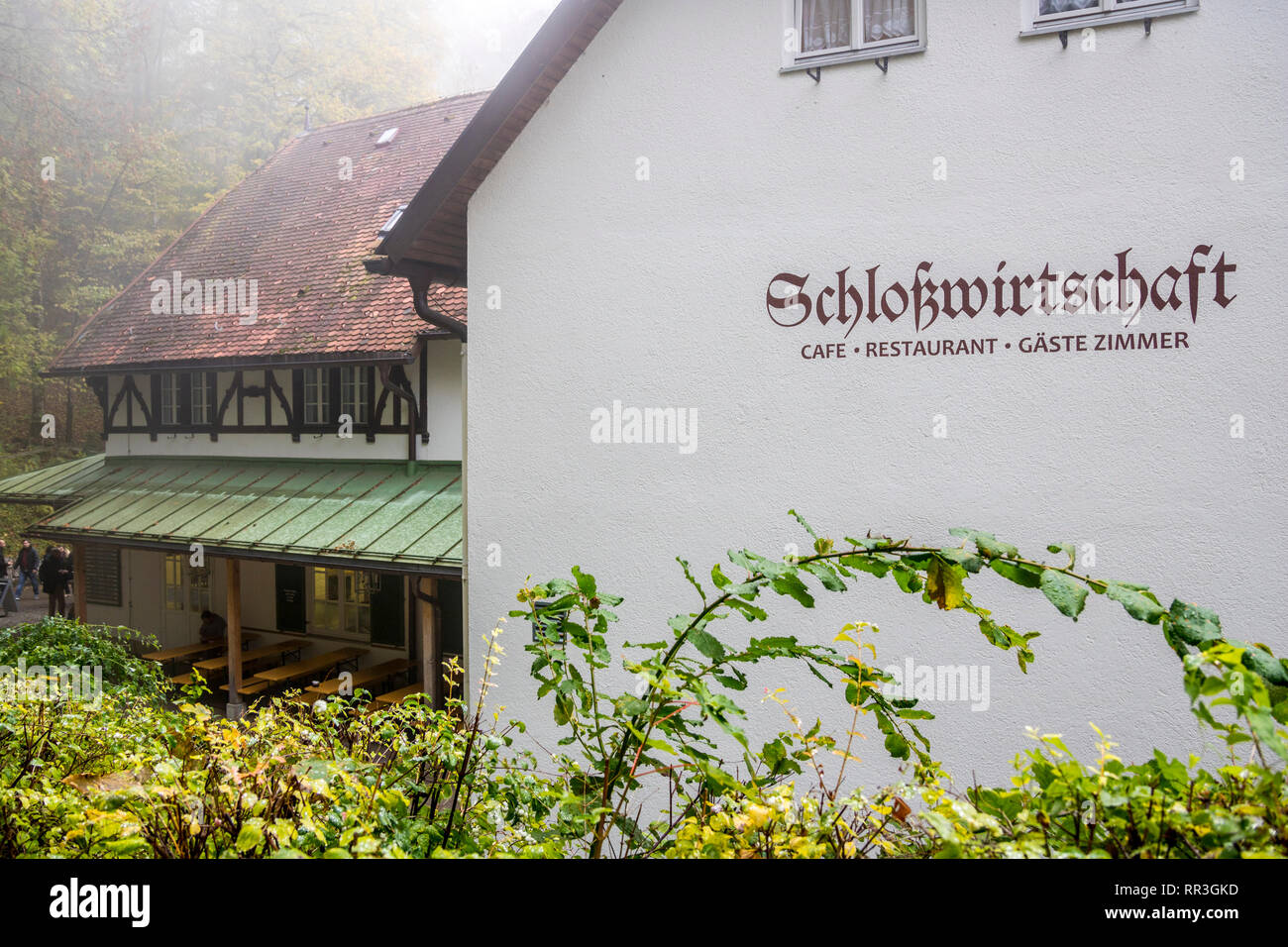 Schlosswirtschaft neuschwanstein munich hi-res stock photography and ...